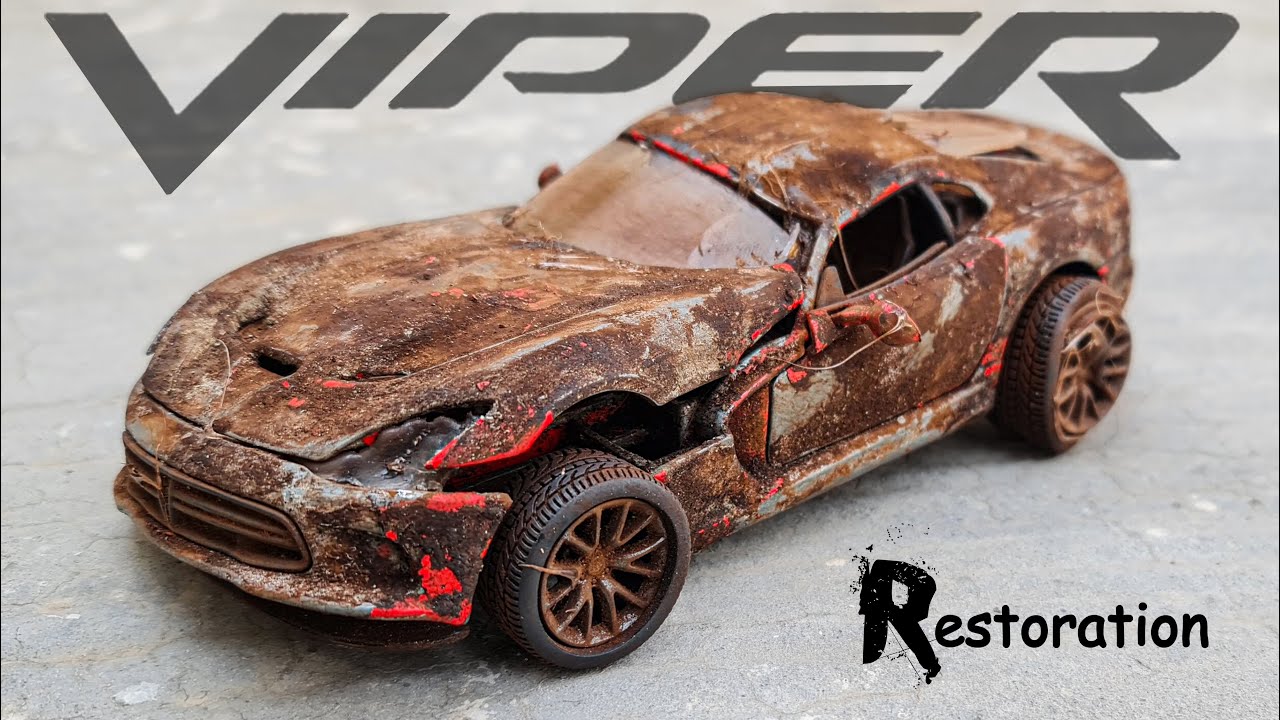 I brought this wrecked Dodge Viper back to life! 🚗