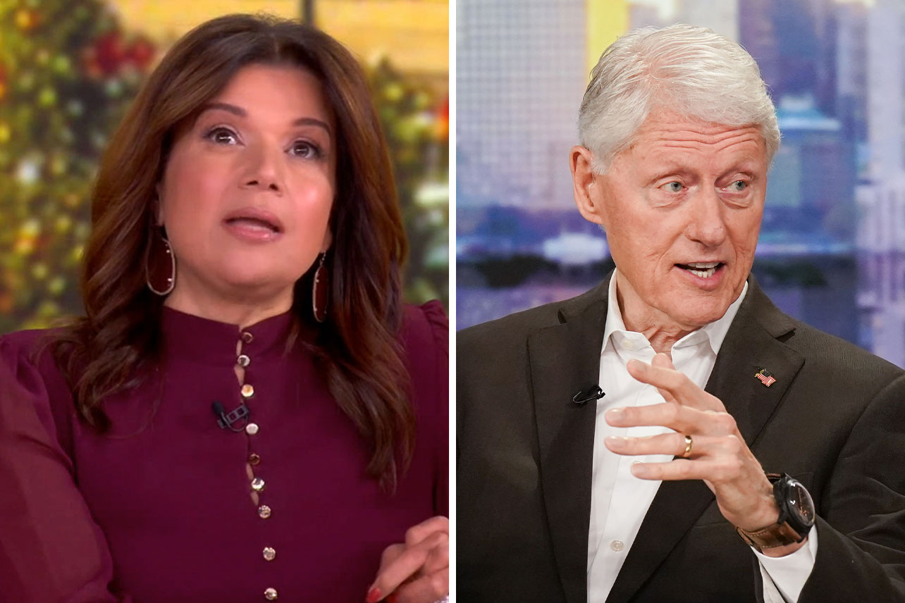 The View’s Ana Navarro thinks Bill Clinton would’ve been removed from ...