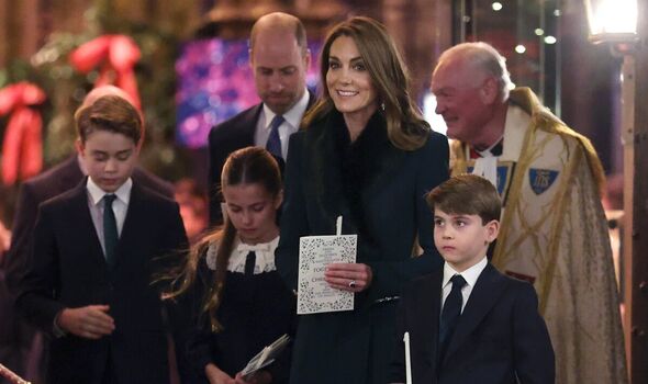 Royal family out in force as 22 members arrive to support Princess Kate ...