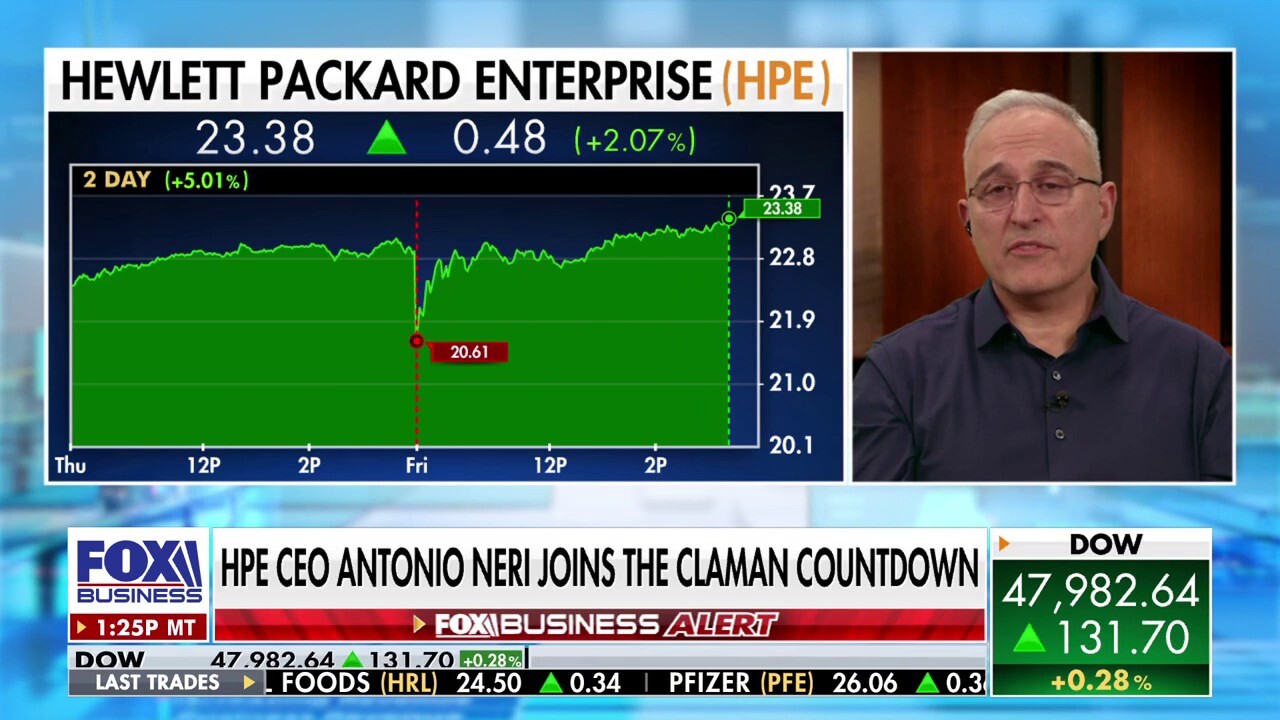 Hewlett Packard Enterprise CEO outlines what’s driving Q4 growth momentum