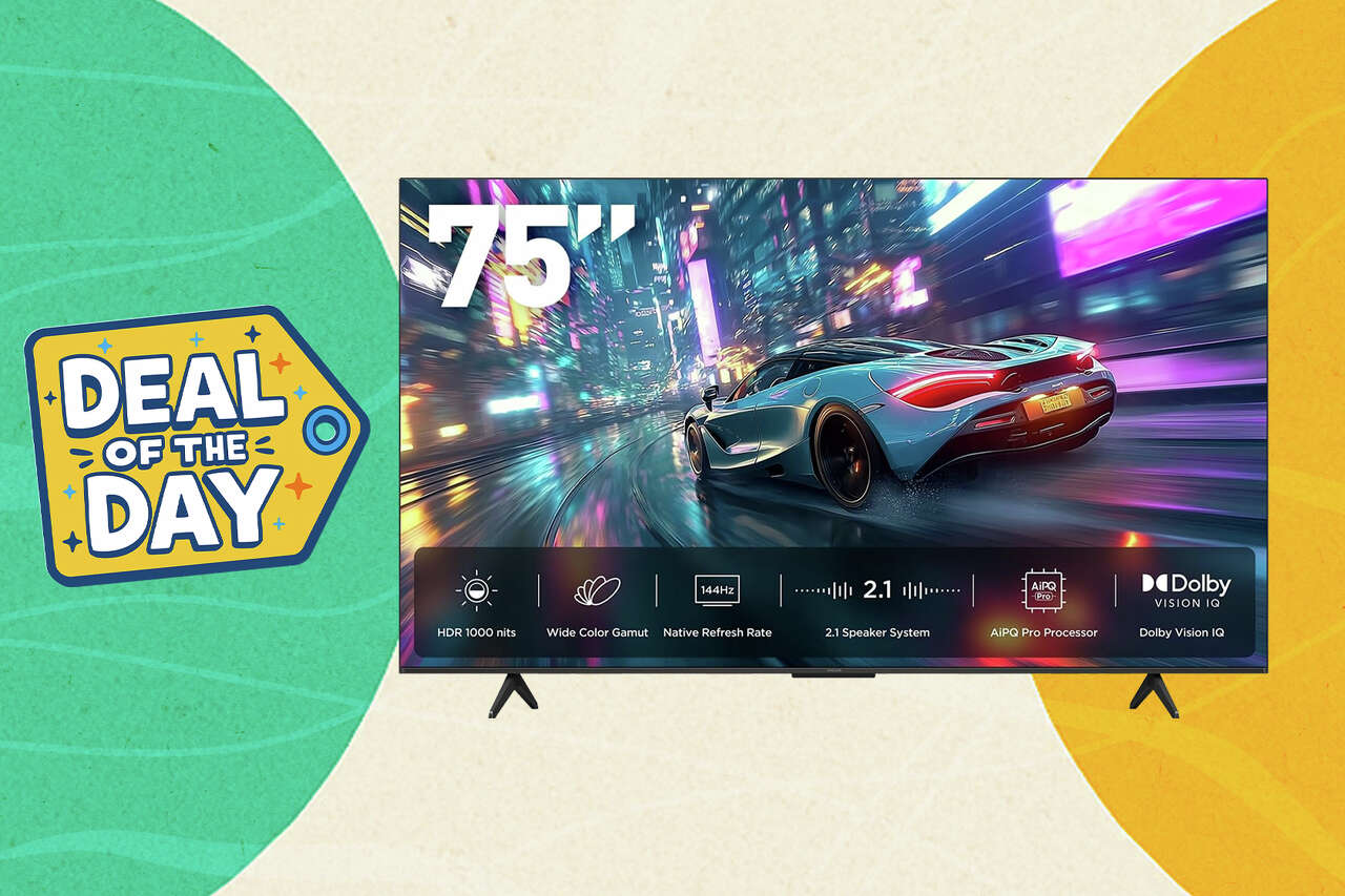 TCL's iFFALCON 75-inch U85 series TV is just $850 today