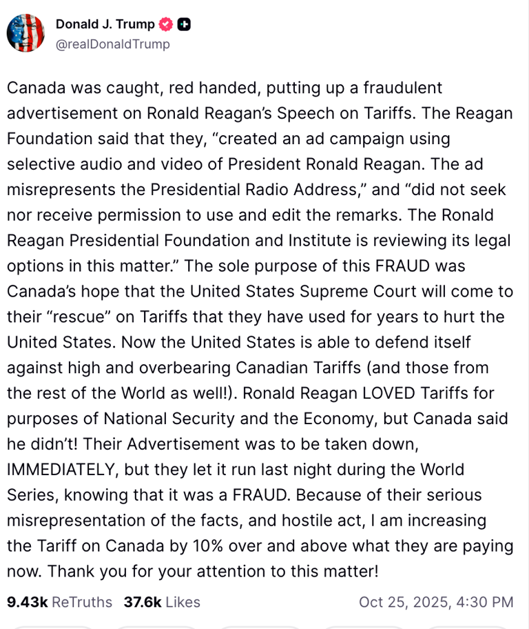 Trump aplaza la subida de aranceles a Canadá entre un mar de polémicas