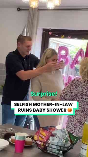 Selfish mother-in-law ruins baby shower!