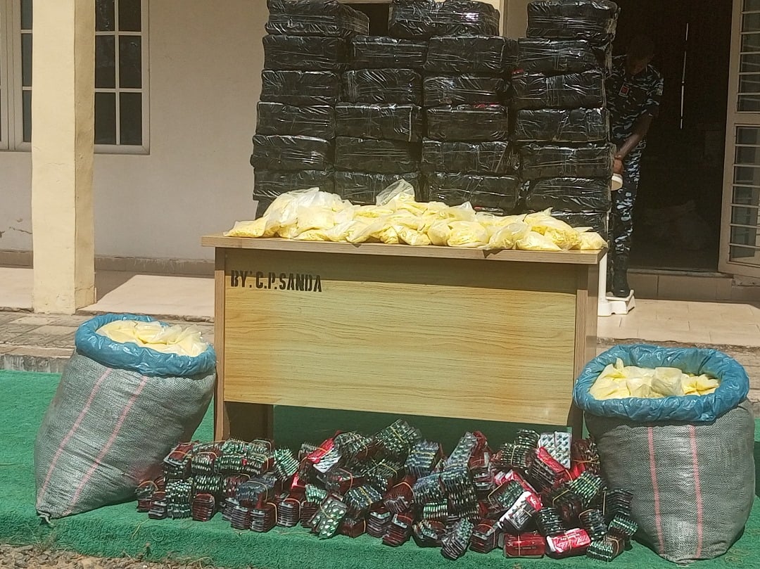 Photos: Police hand over 161kg of seized drugs in Bauchi to NDLEA