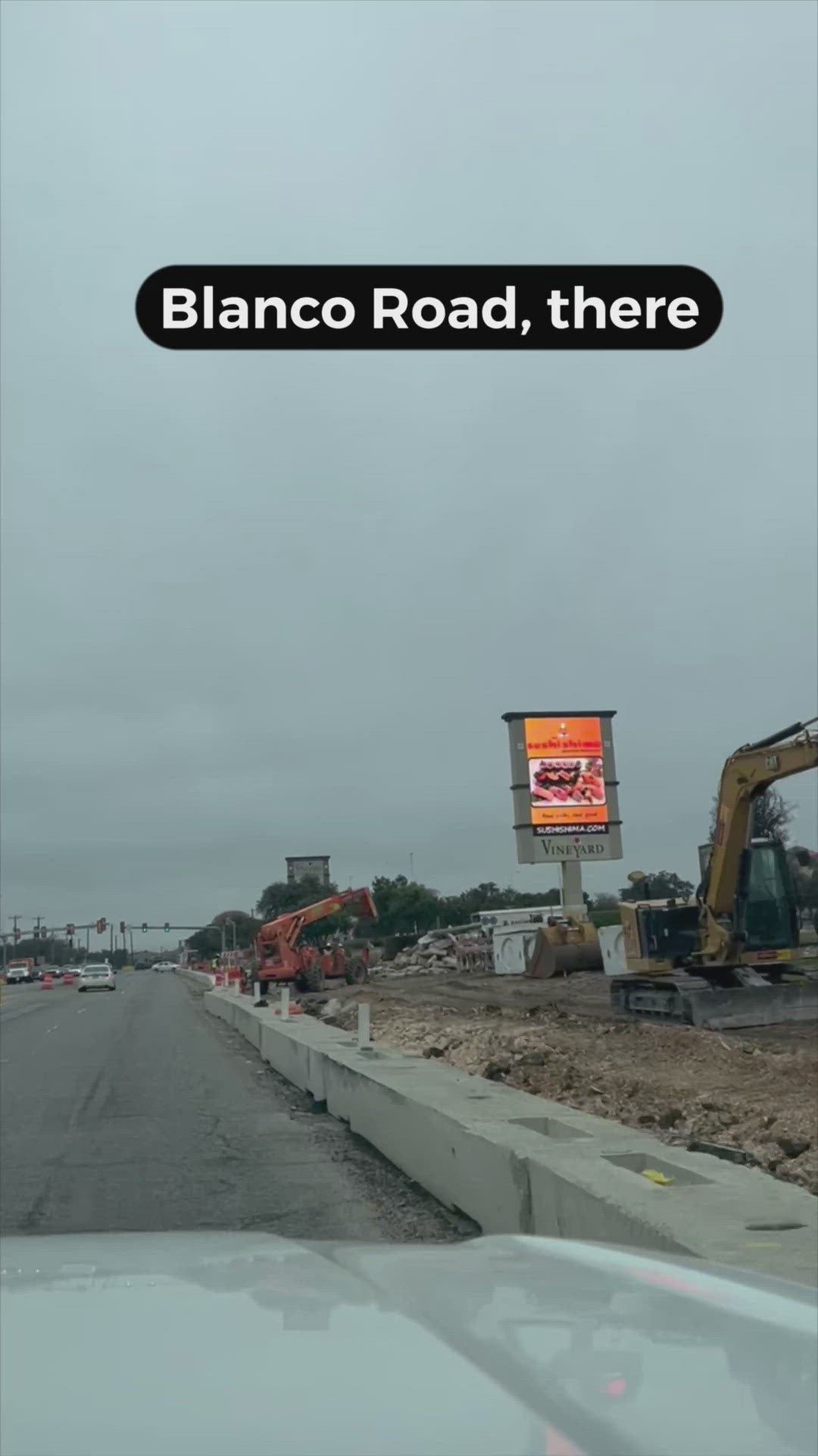 Construction update down Blanco Road in San Antonio