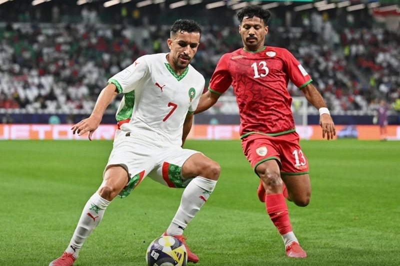 Morocco held by Oman after red card stalls push