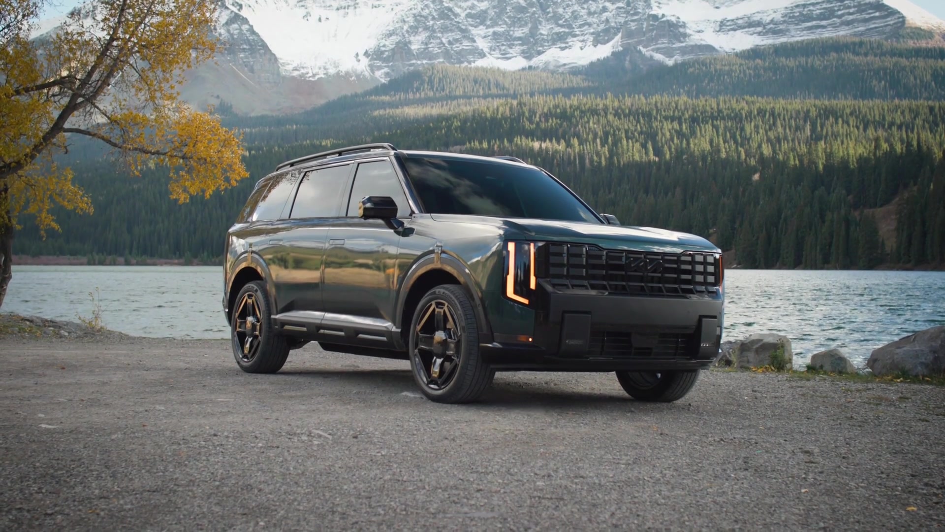 2027 Kia Telluride X-Line turbo-hybrid exterior design