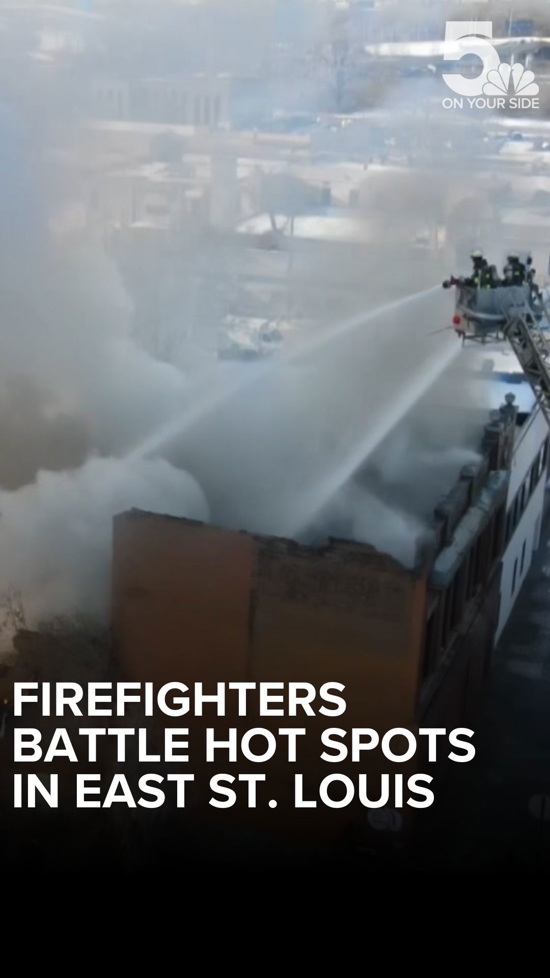 Building fire shuts down several city blocks in East St. Louis as ...
