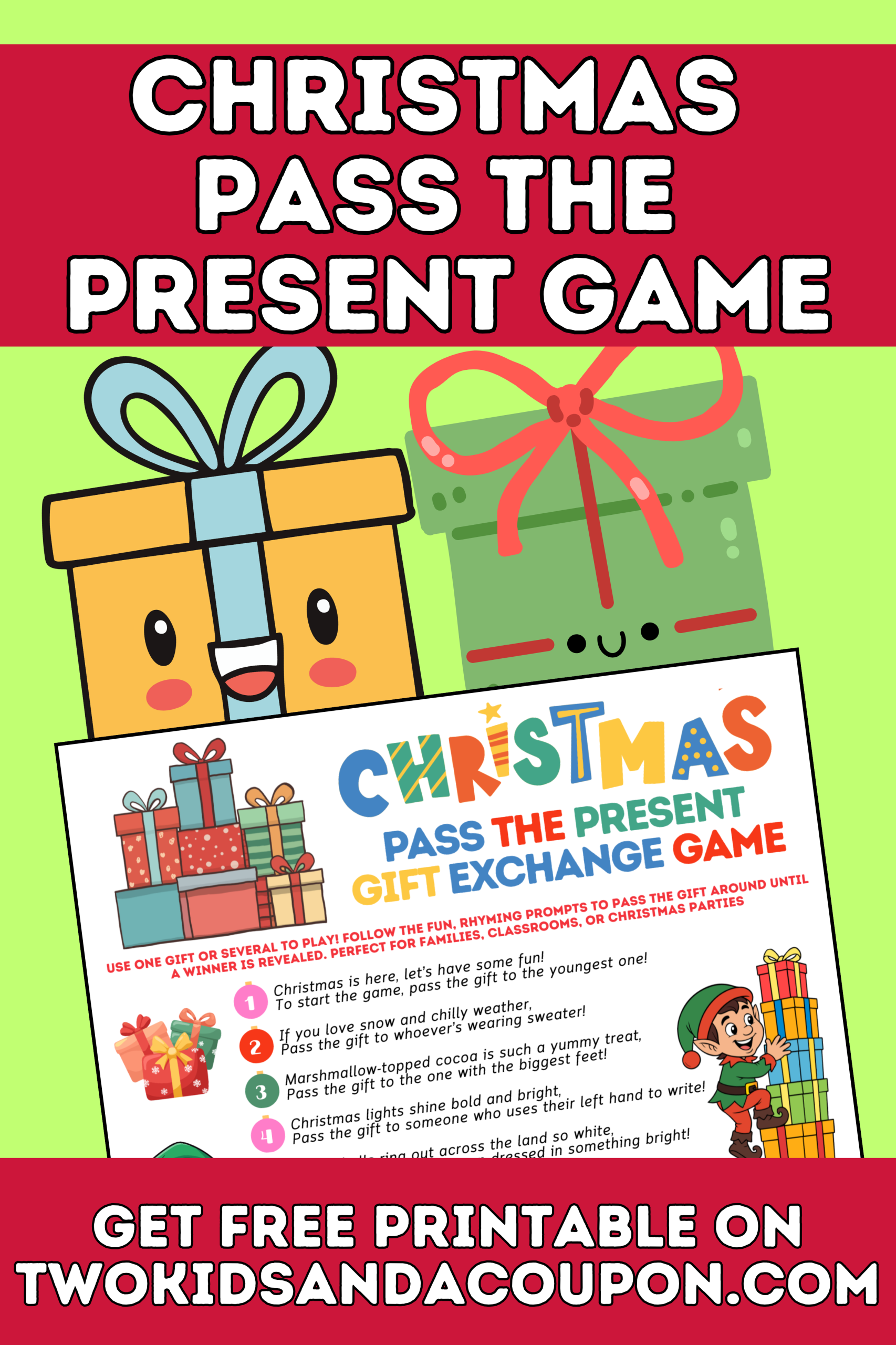 Play the Christmas pass the present game