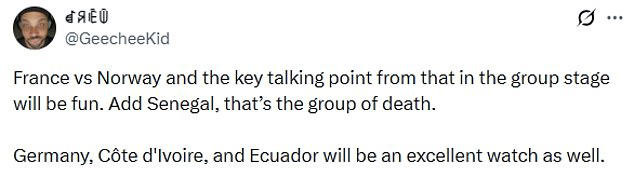 Fans convinced World Cup has group of death - with Kylian Mbappe and ...