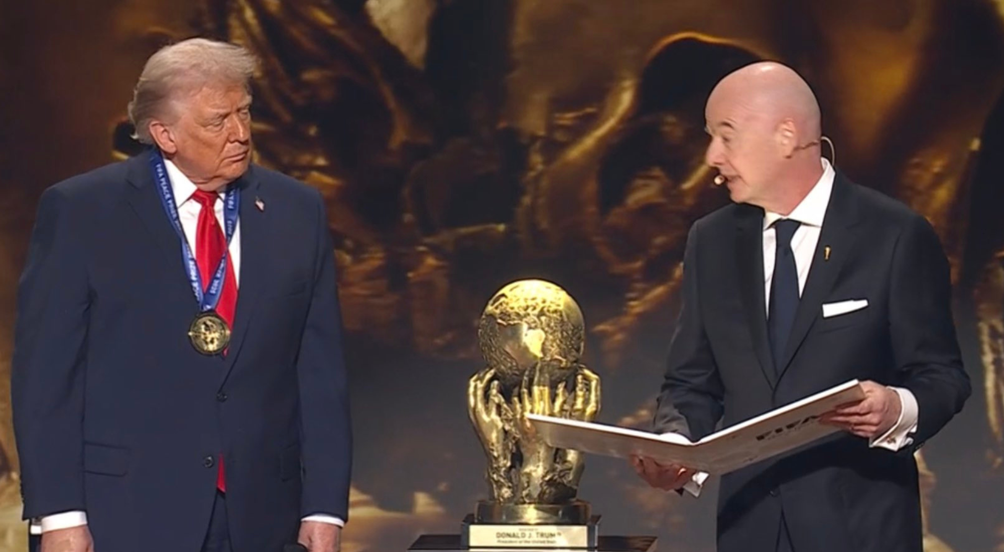 Why did Donald Trump receive the FIFA Peace Prize at the 2026 World Cup ...