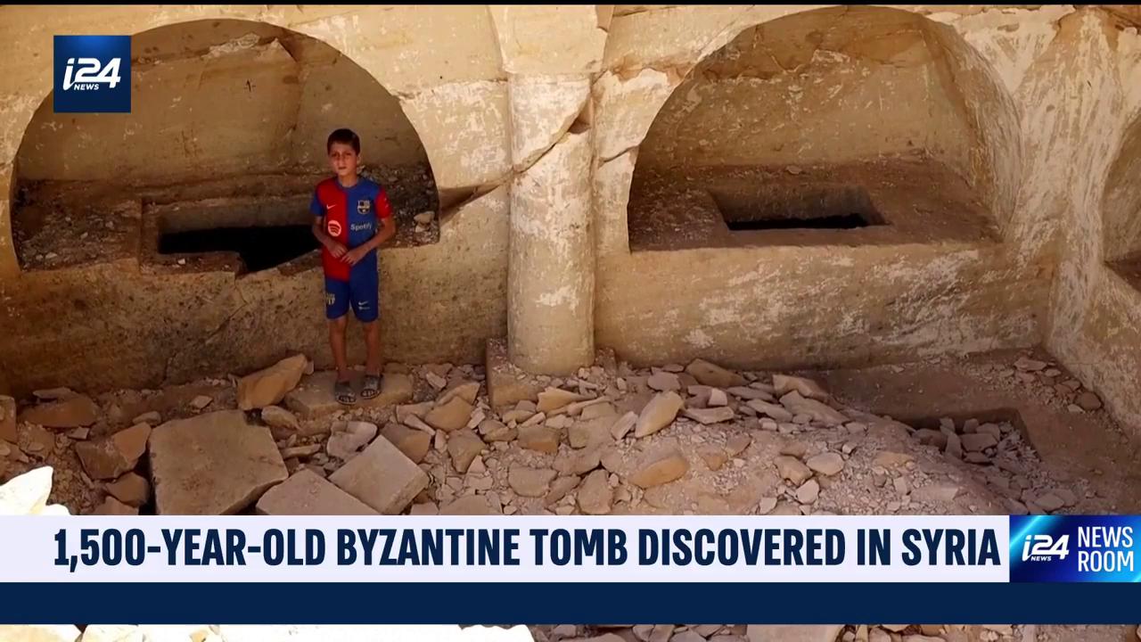 Contractor finds forgotten 1,500-year-old Byzantine tomb in Syria