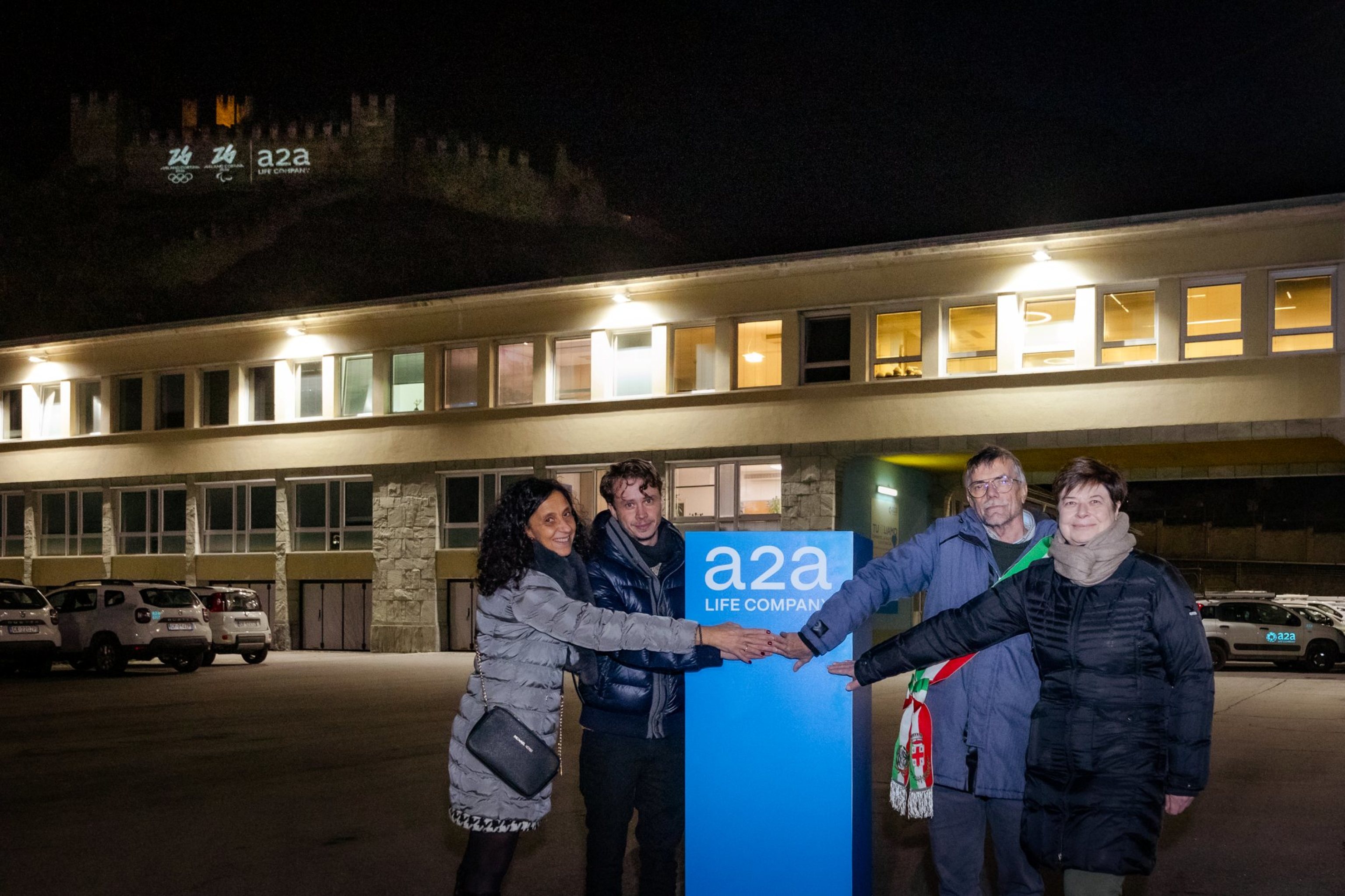A2A illumina un castello in Valtellina per le Olimpiadi 2026
