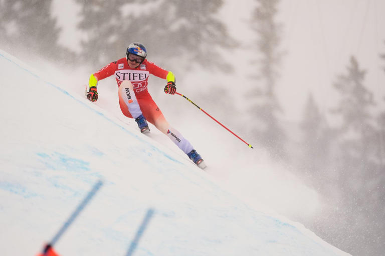 Austrian ski racer Vincent Kriechmayr wins weather-shortened World Cup ...