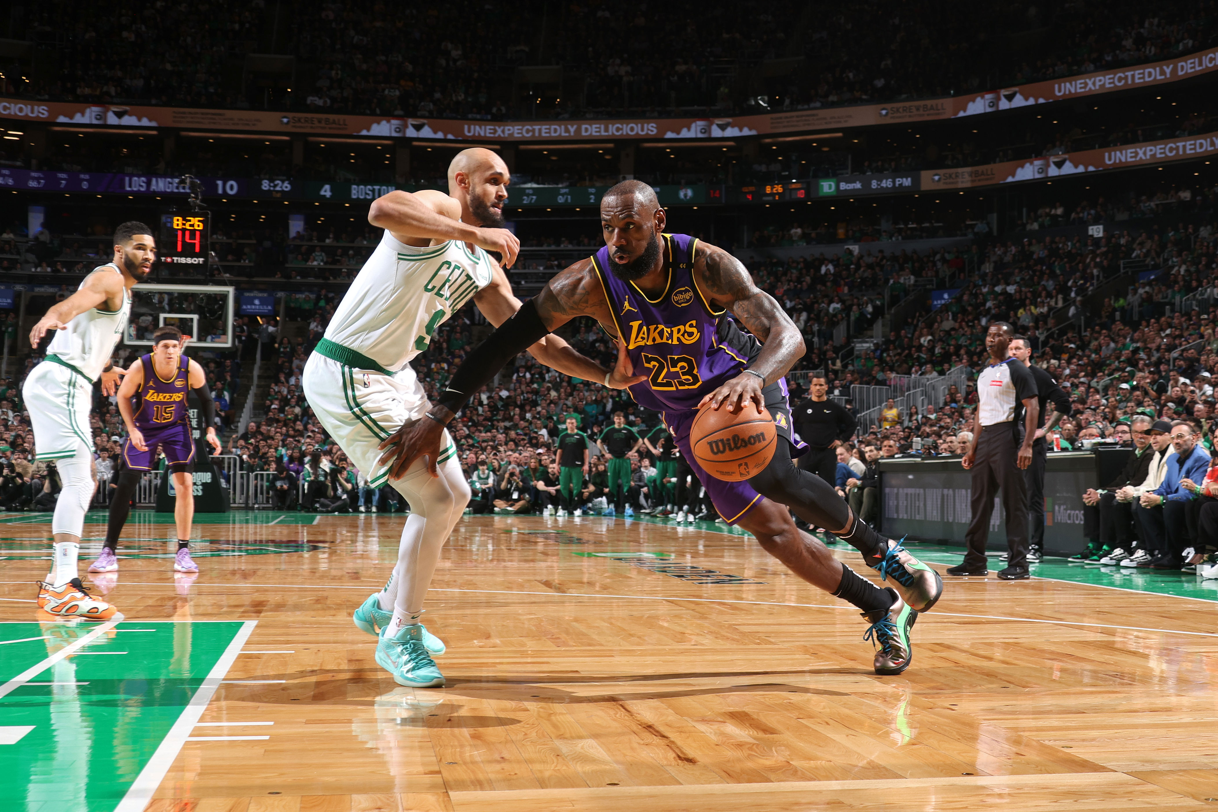 Los Angeles Lakers (16-5) at Boston Celtics (13-9) game #23 12/5/25