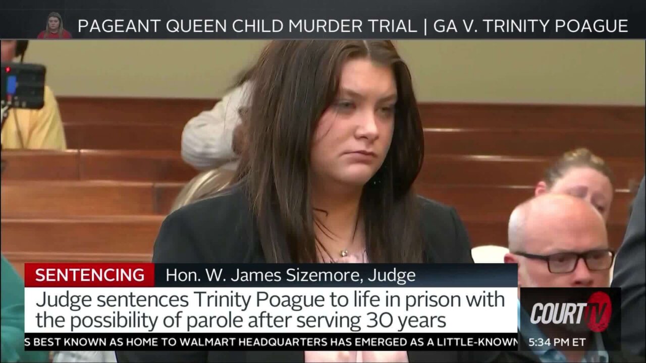 Pageant queen child murder trial: Trinity Poague sentenced