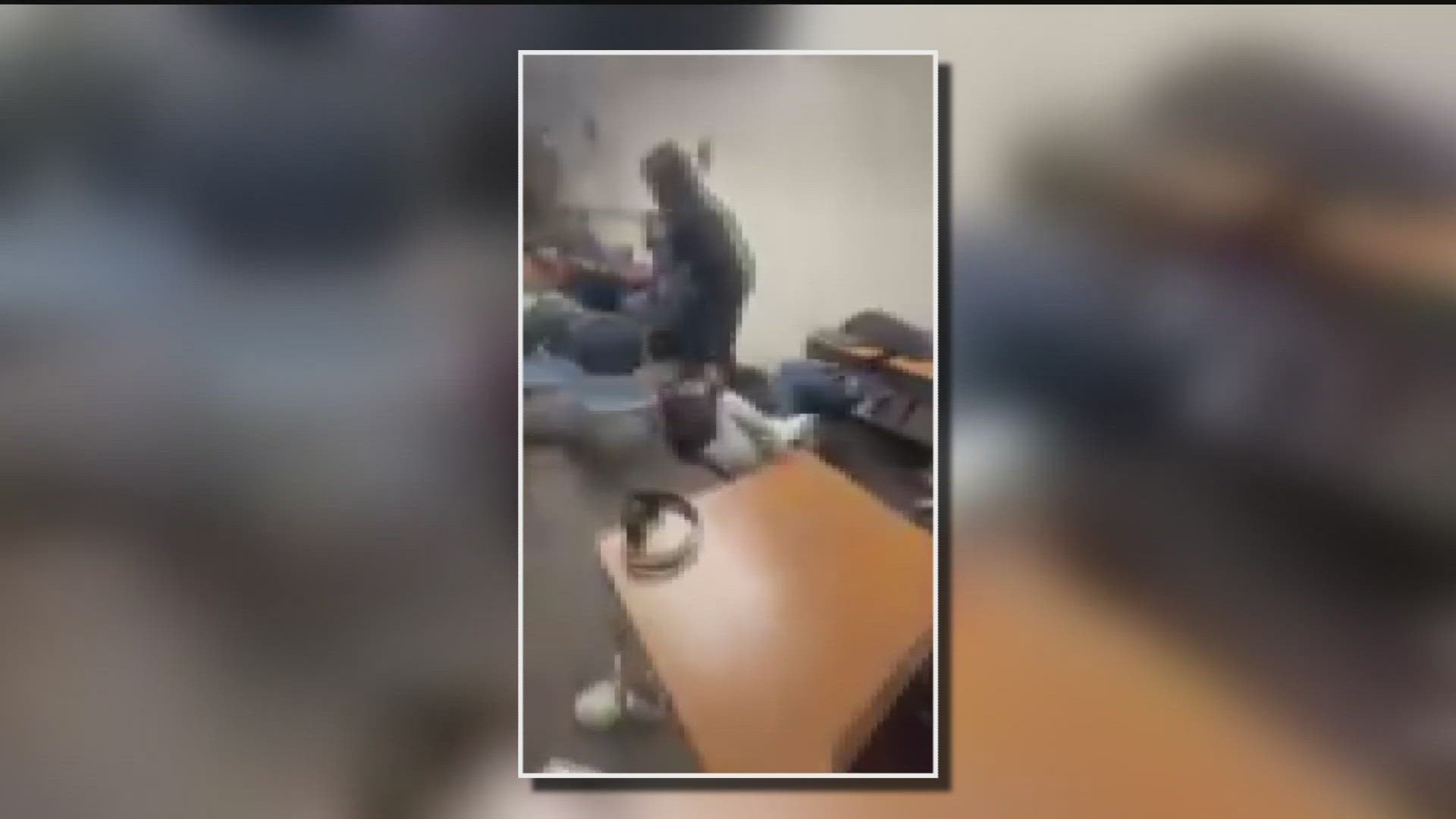 Video shows chaos, student attacked by classmate at school