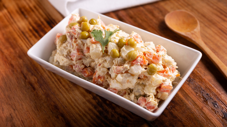 What is Russian egg salad and what makes it so delicious?