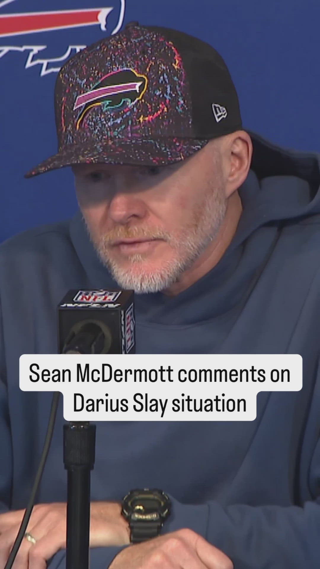 Sean McDermott speaks about Darius Slay not reporting to Buffalo