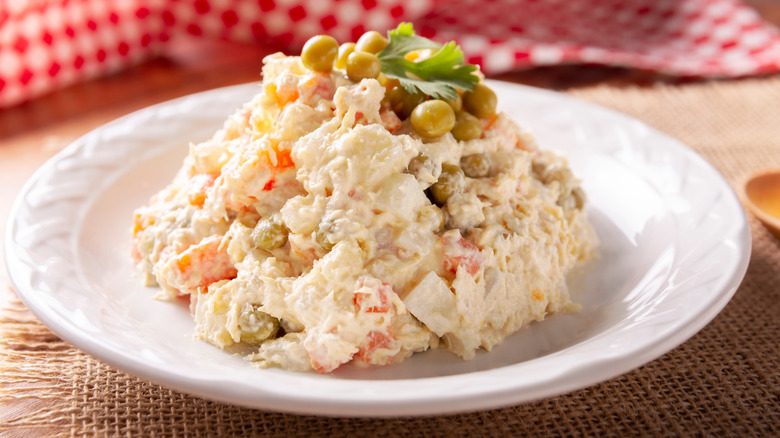 What is Russian egg salad and what makes it so delicious?