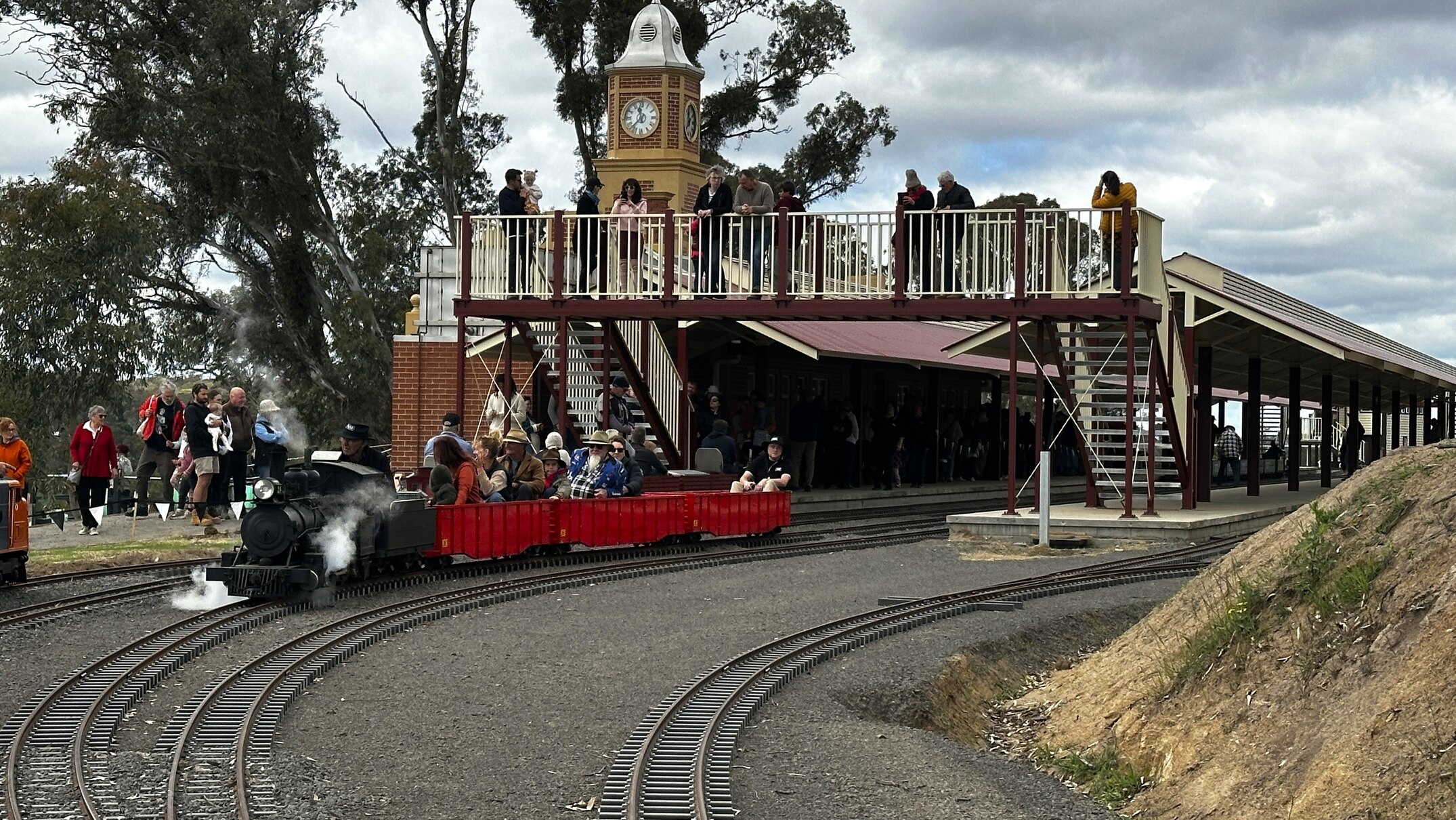 'Australia's biggest' miniature railway opens to the public in the ...