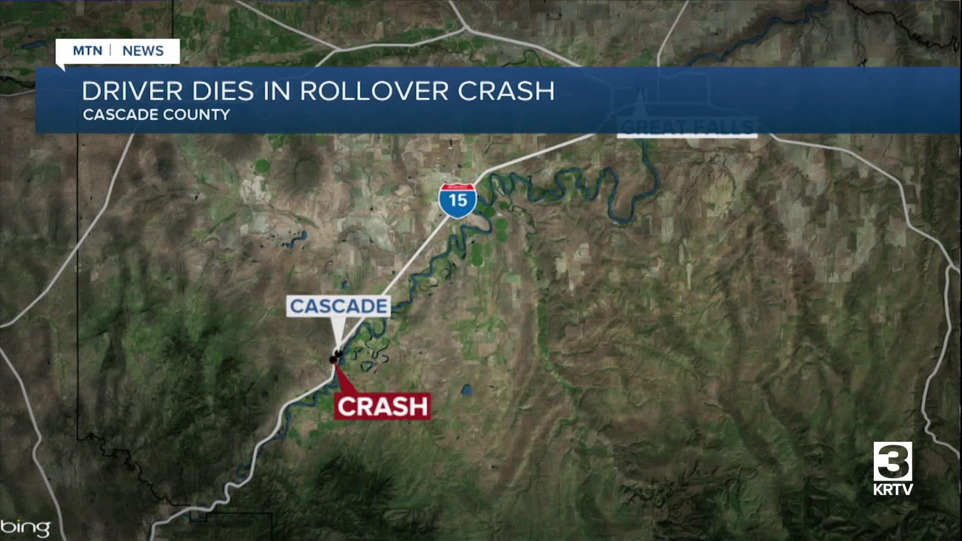 Driver dies in crash near Cascade