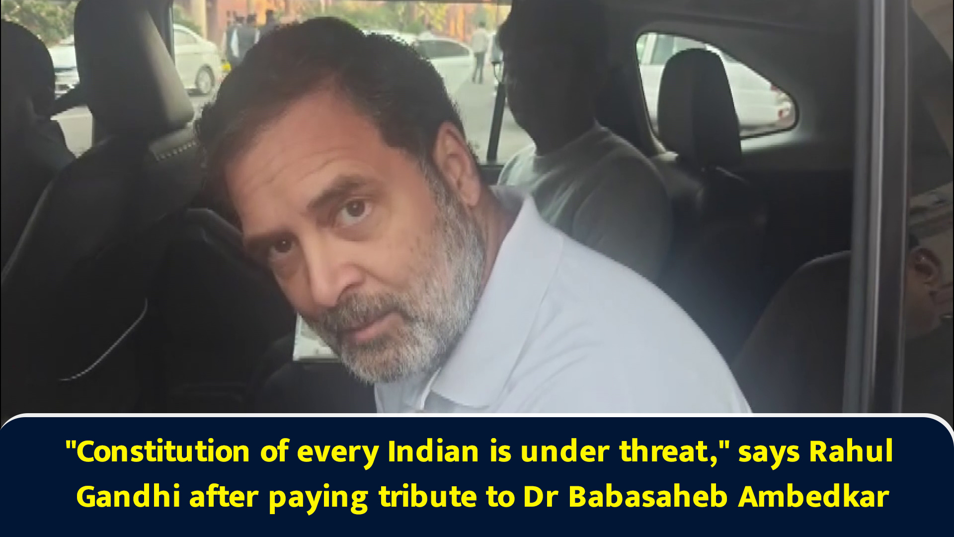 Constitution of every Indian is under threat, says Rahul Gandhi after ...