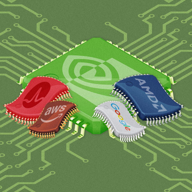 Nvidia vs. everybody else: Competition mounts against the top AI chip ...