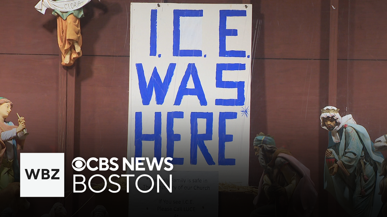 Boston Archdiocese clashes with Dedham church over "ICE was here" sign