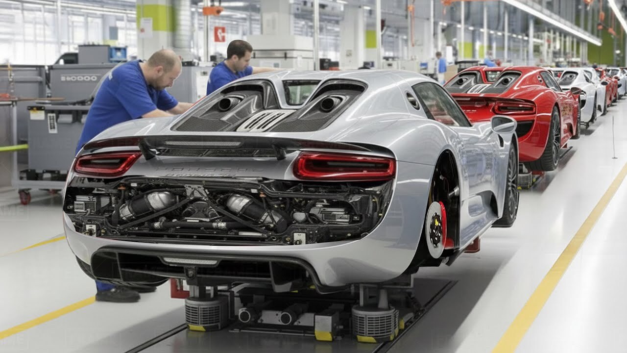 Inside best Porsche factory in Germany producing the powerful 918 ...