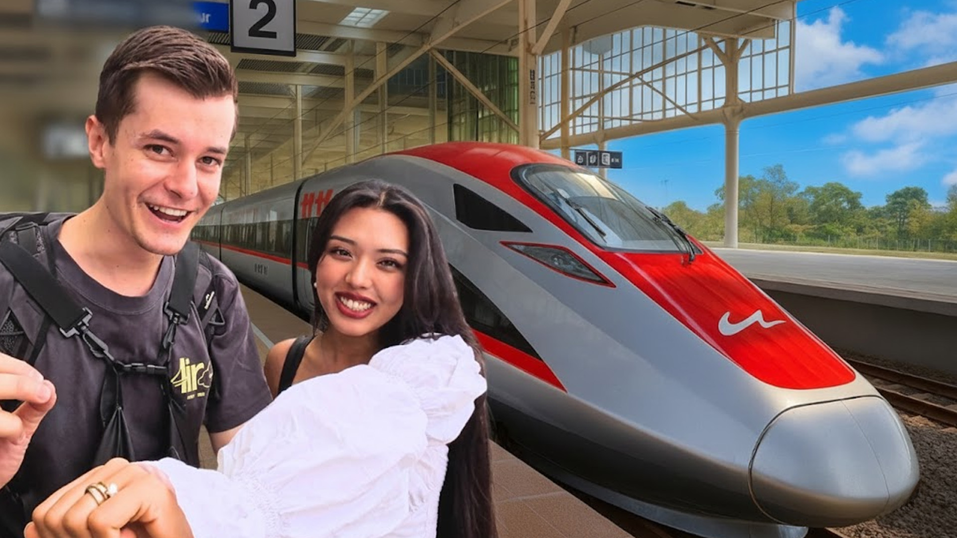 Rides on Indonesia’s Fastest Train in First Class