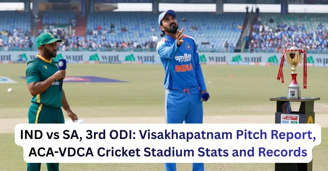 IND vs SA, 3rd ODI: Visakhapatnam pitch report, ACA-VDCA Cricket ...