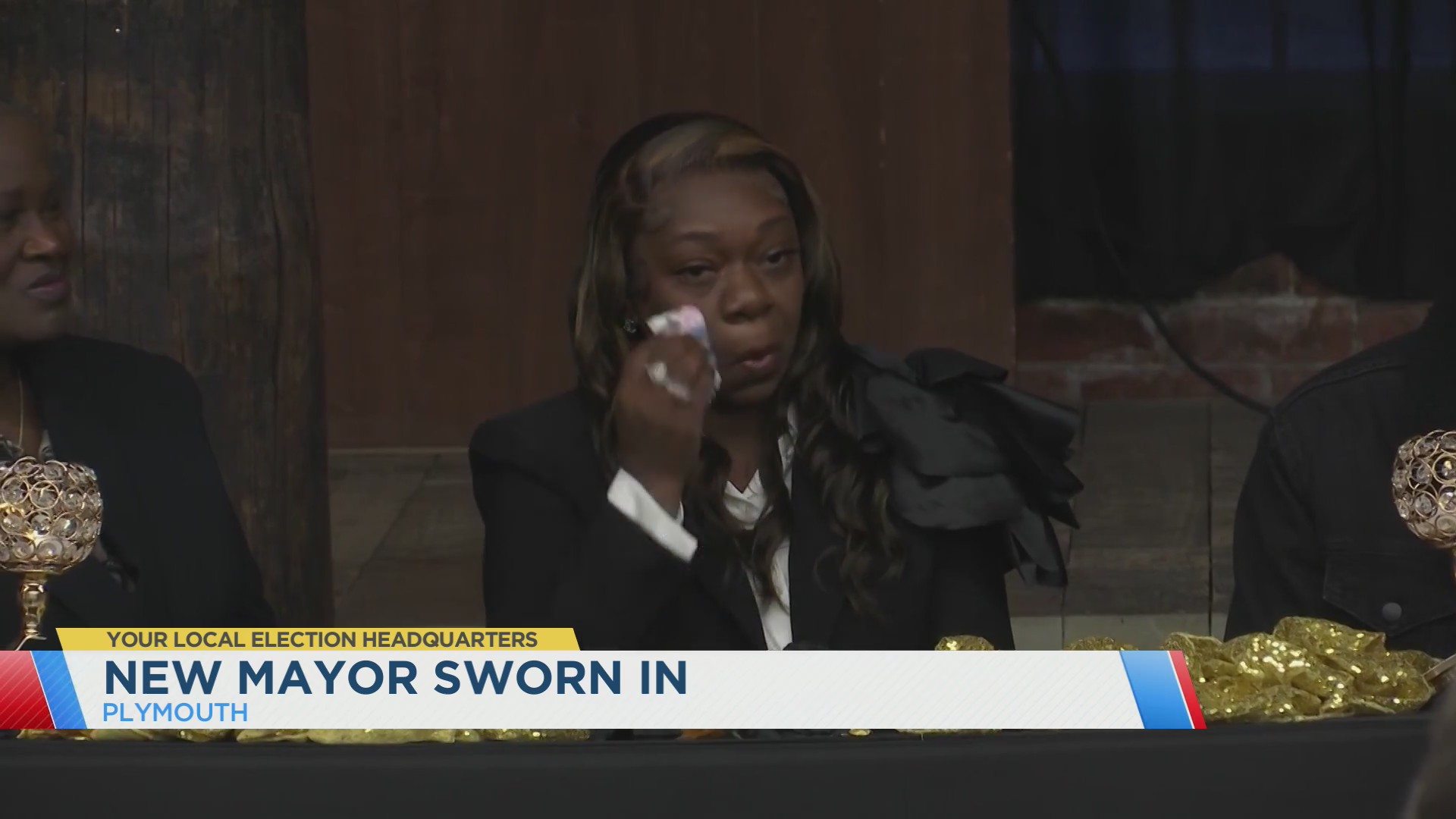 Crystal Davis becomes Plymouth's first Black female mayor
