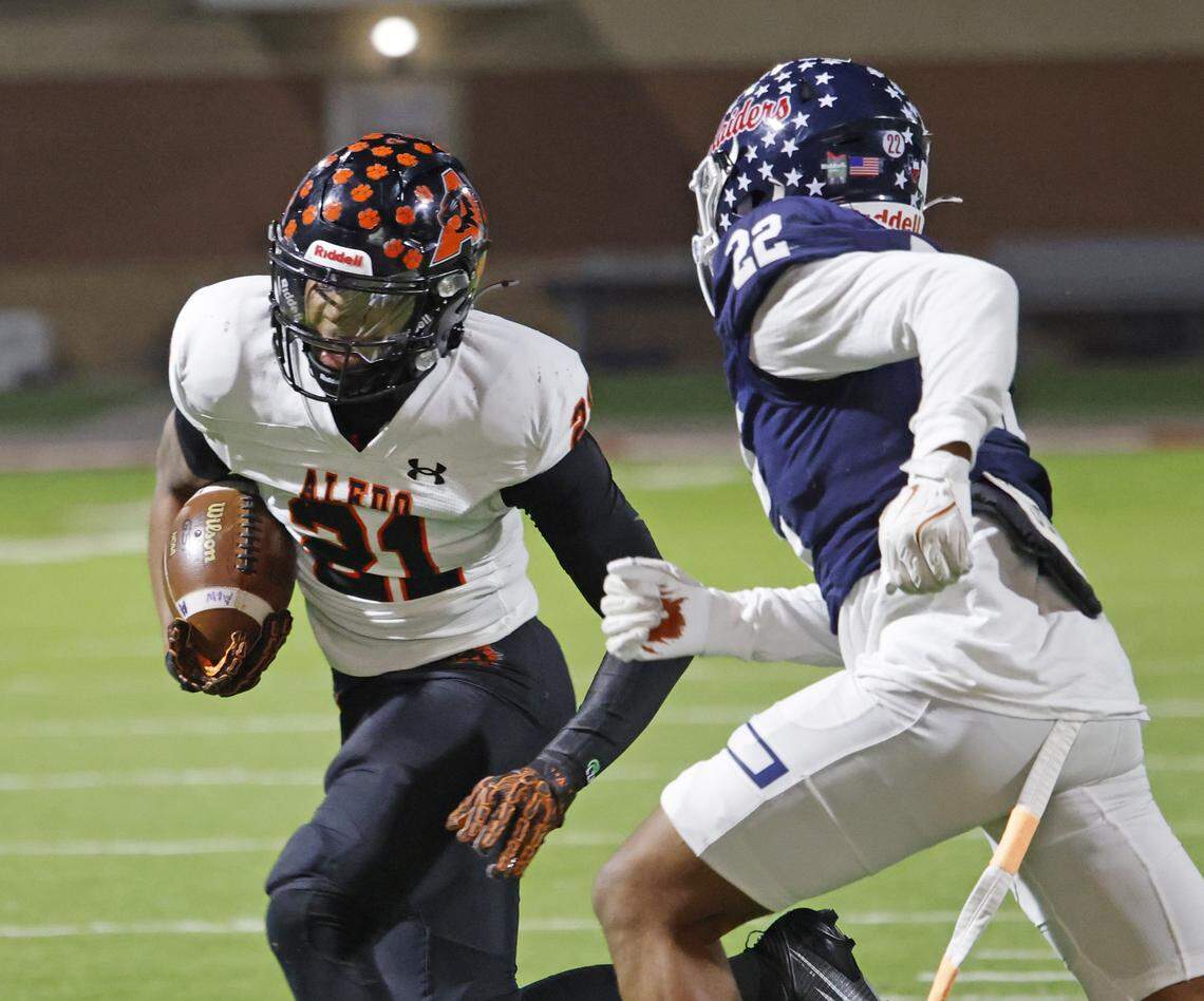 Aledo steamrolls Denton Ryan with relentless intensity to seize ...
