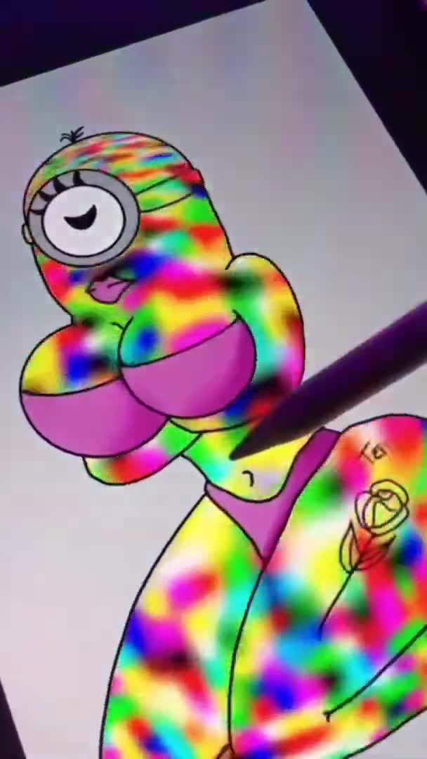 ¡Del glitch al color real! Revelando a Patricio Estrella y Minion con ...