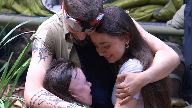 I'm a Celeb fans sobbing after Aitch's reunion
