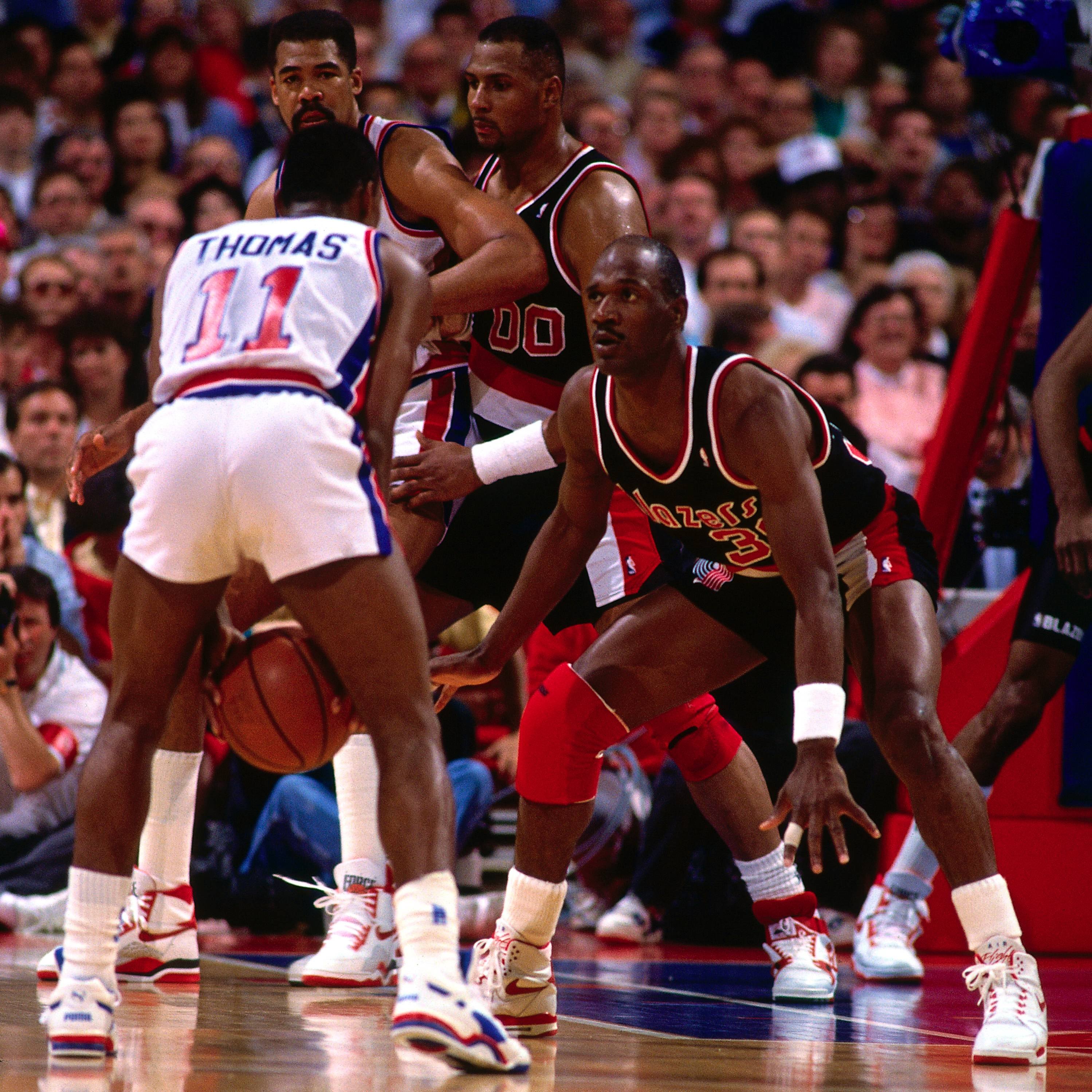 Remembering a happier time for the Blazers and Pistons