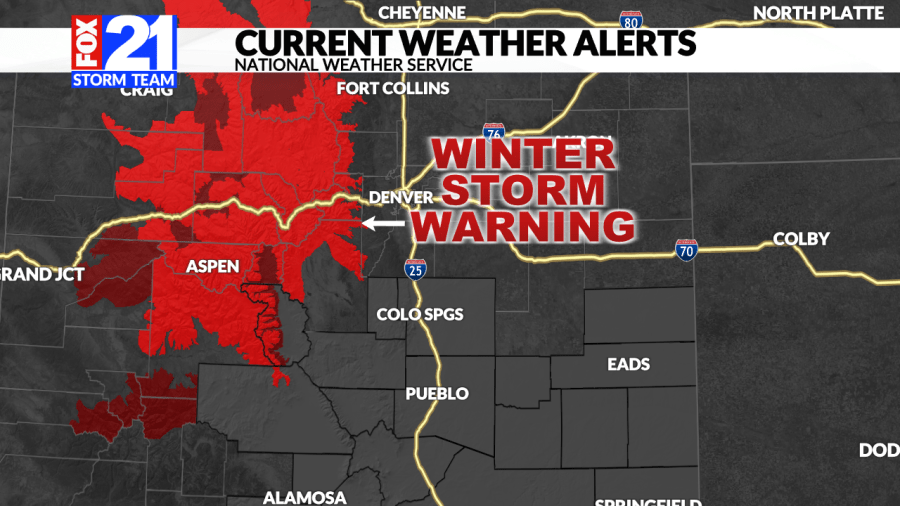 Heavy mountain snow expected for the weekend