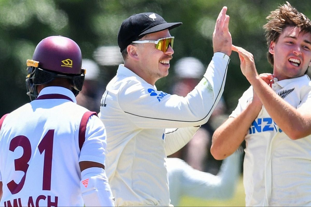 New Zealand vs West Indies live cricket score, 1st test day 5