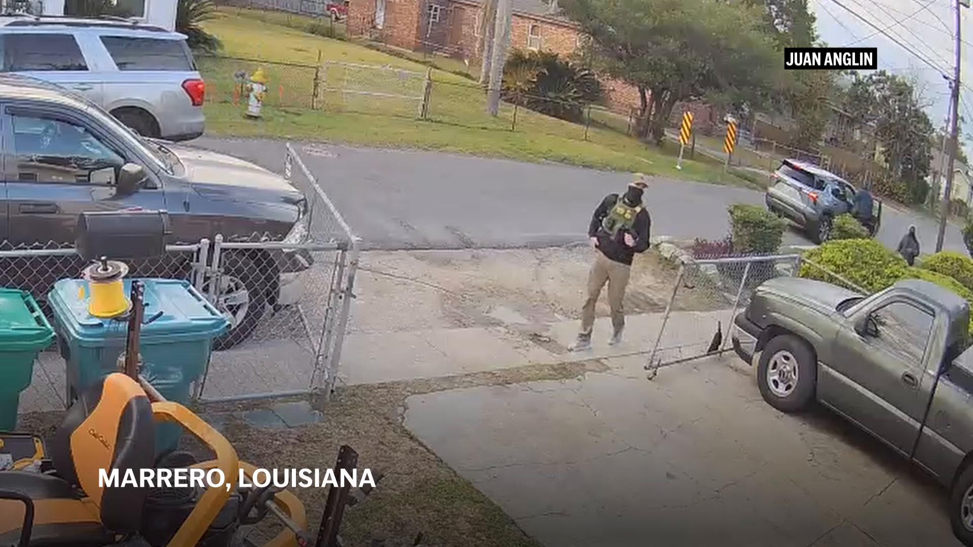 Federal agents chase woman back to her home in Louisiana
