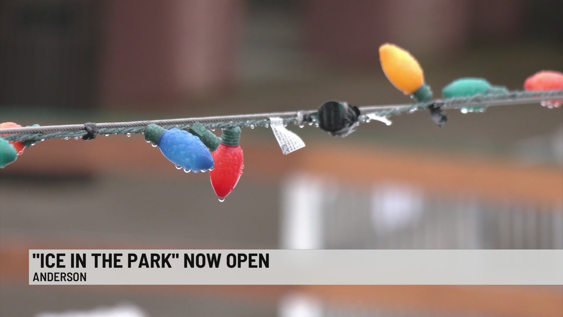 Ice skating rink open for the holidays in downtown Anderson