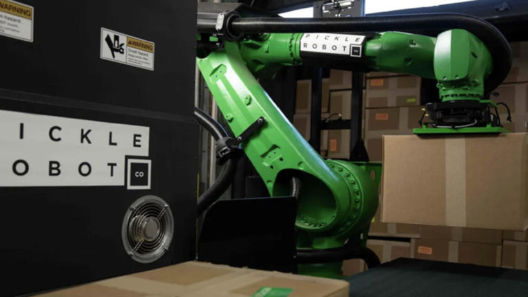 One-armed robot uses generative AI to unload 1,500 boxes an hour in ...