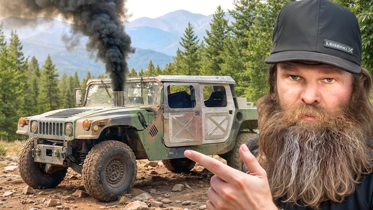 I swapped a military Humvee’s engine!🔧