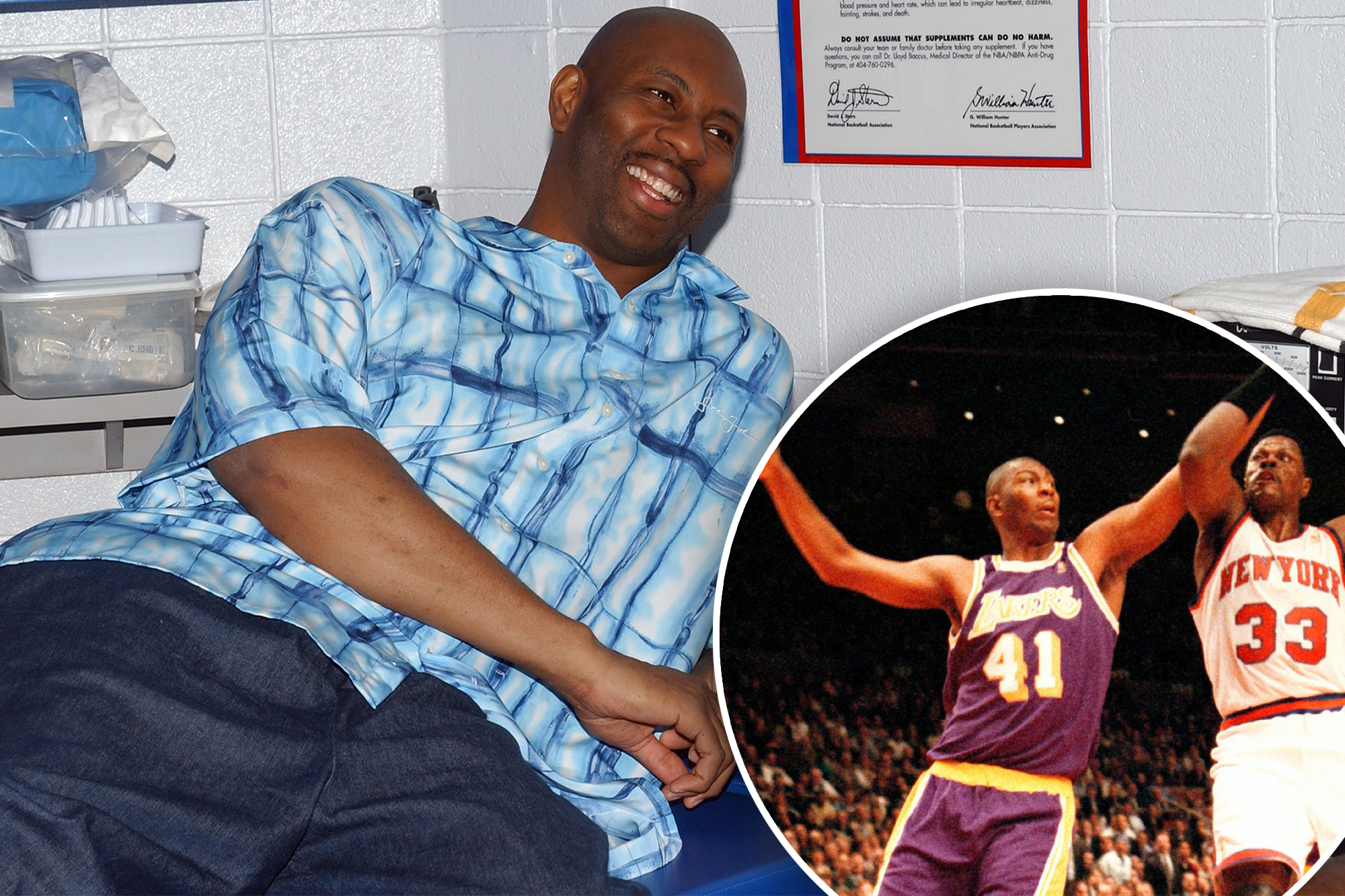 Former Laker Elden Campbell’s body washed ashore in a white casket ...