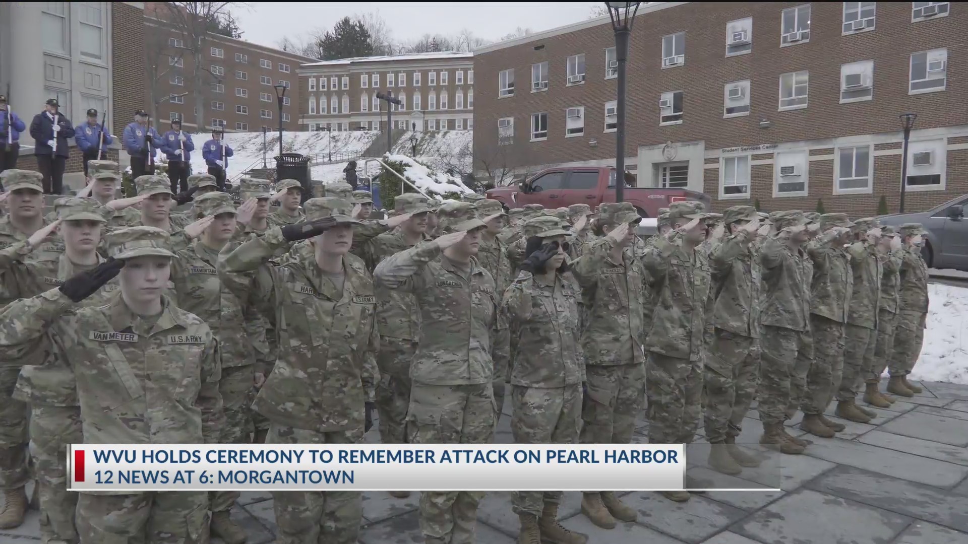WVU holds ceremony remembering attack on Pearl Harbor