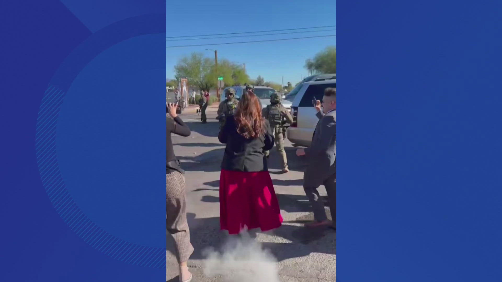 Grijalva claims she was pepper-sprayed by ICE