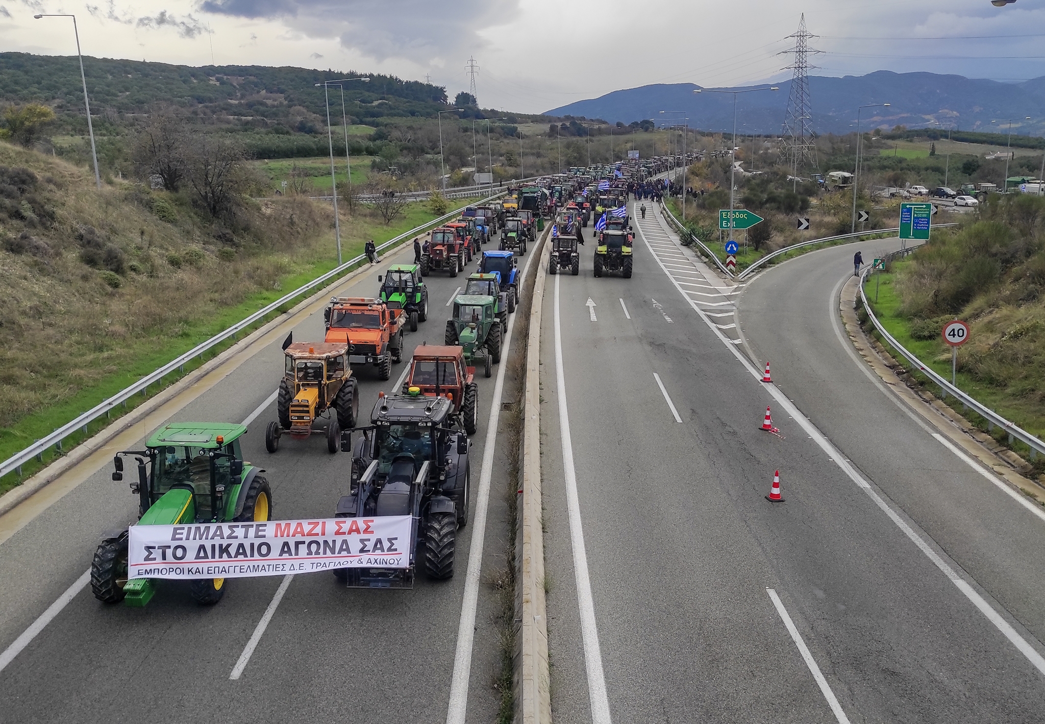 Μπλόκα: Στις 12:00 κλείνει η Εθνική προς Αθήνα στα Μάλγαρα – Το ...