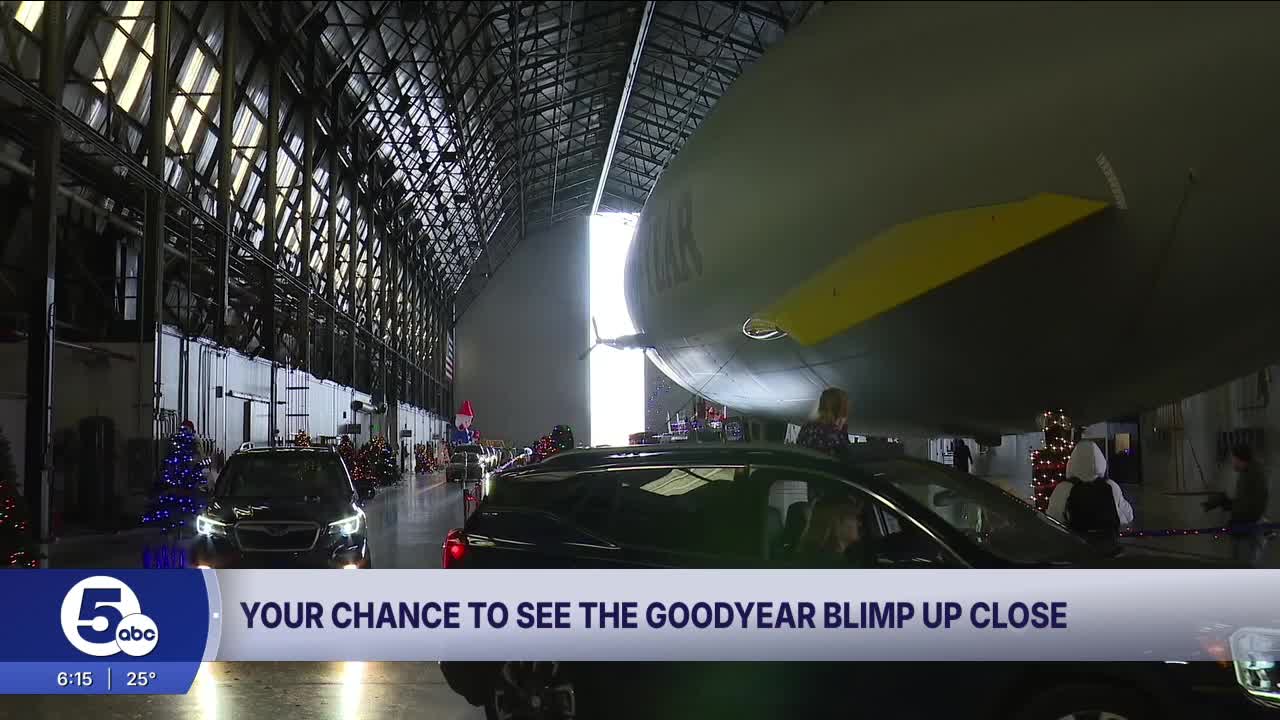 Here's your chance to see the Goodyear Blimp up close this weekend