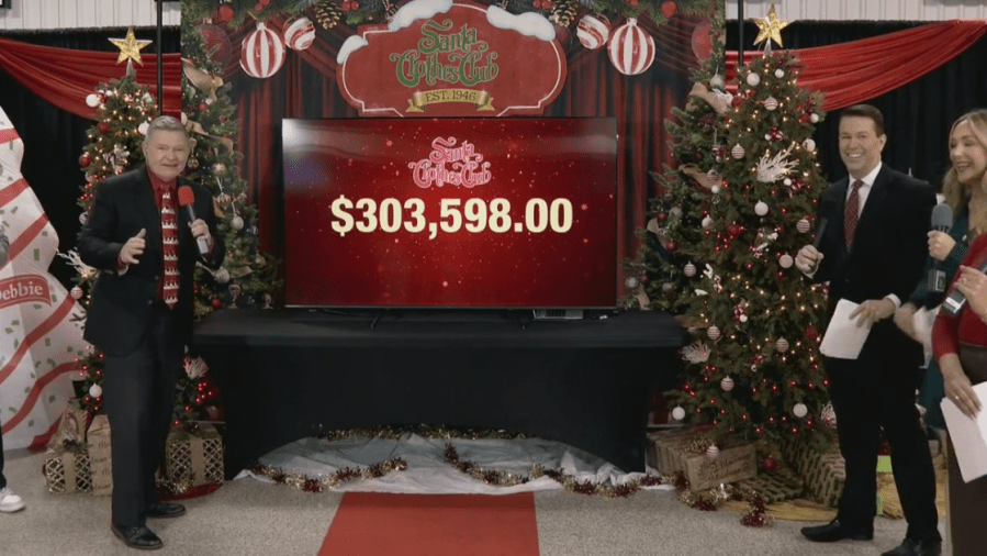 79th Santa Clothes Club telethon raises over $300,000