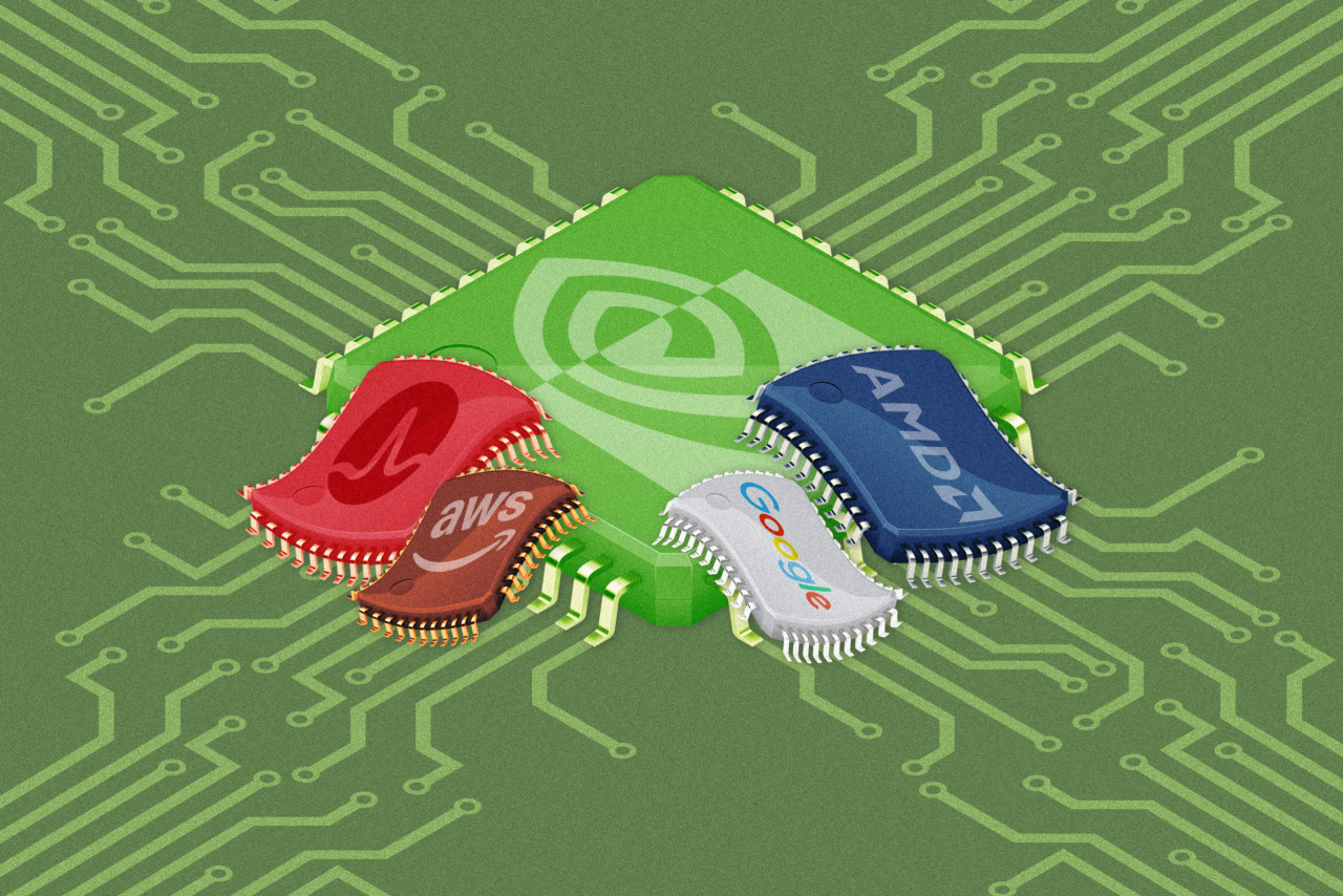 Nvidia vs. everybody else: Competition mounts against the top AI chip ...